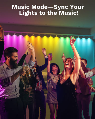 Lytmi Indoor Wall Light, RGBIC Smart Wall Sconces with WiFi, Works wit